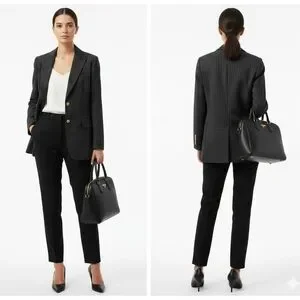 Gucci | Jackets & Coats | Luxury Designer Gucci Lettered Logo Pinstripe ...